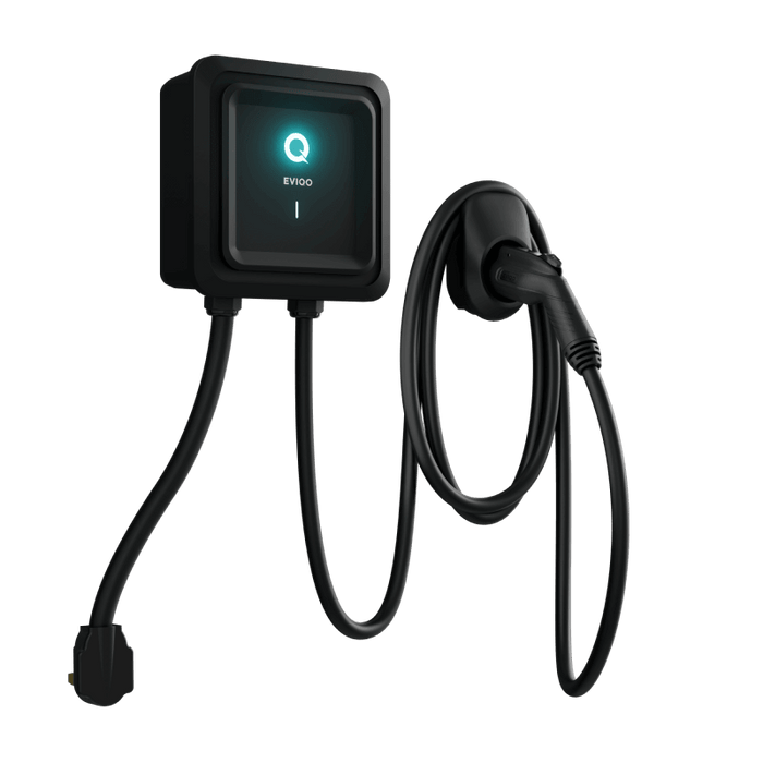 EVIQO Level 2 EV Charger | 240V, 48A, 25' Cable, NEMA 14-50, ES & UL